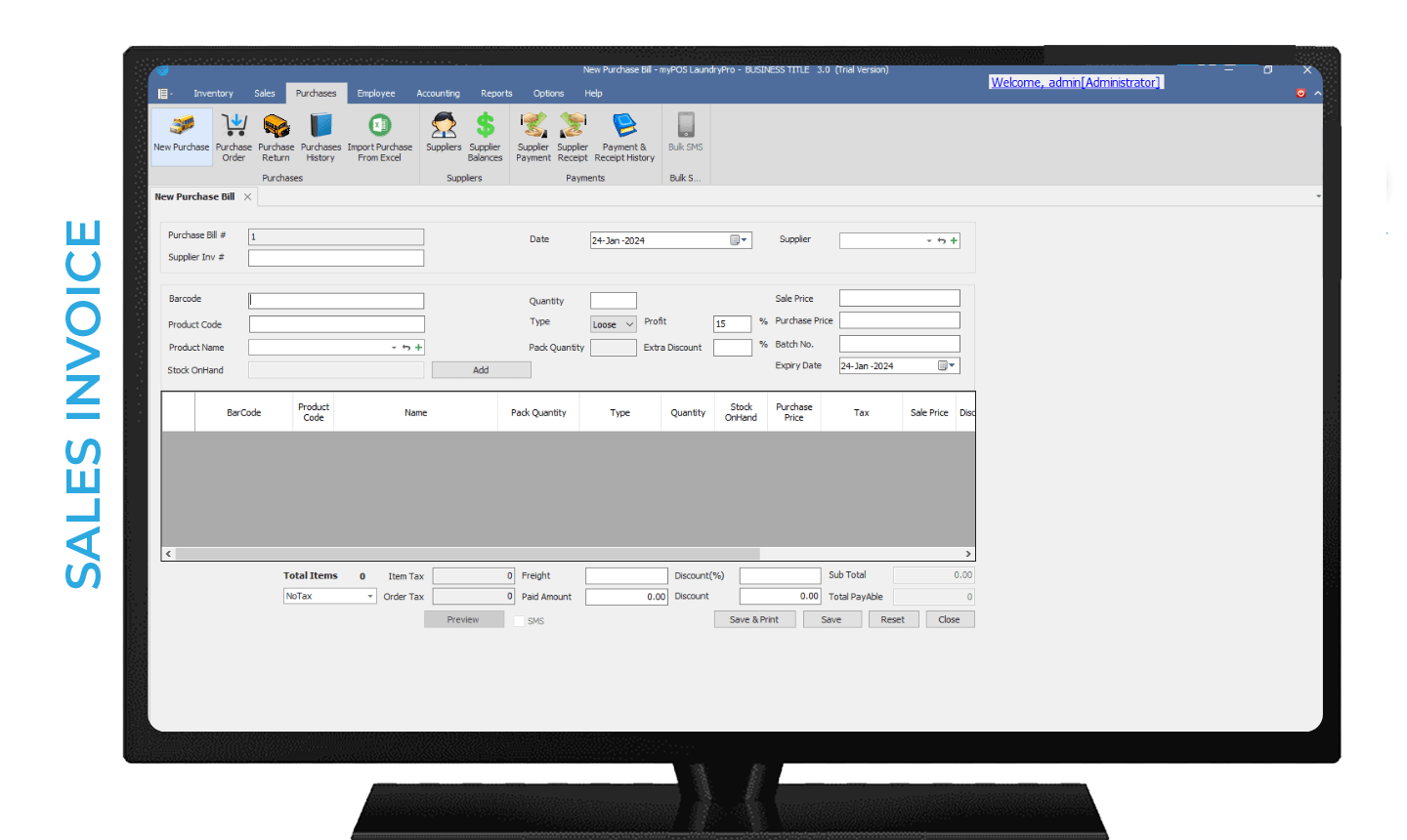 Laundry Management System | Laundry POS Software
